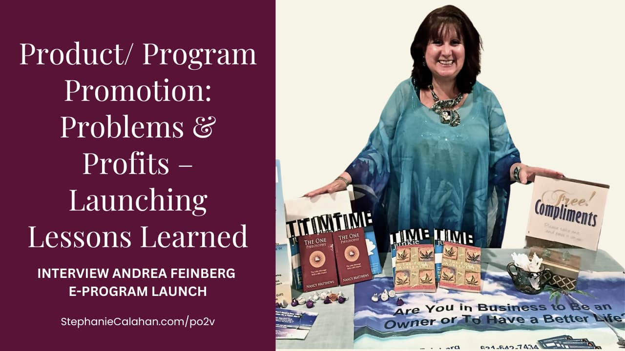 Launching Lessons Learned Expert Interview with Andrea Feinberg | Stephanie LH Calahan